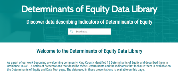 Determinants of Equity Data Tool | GIS & You